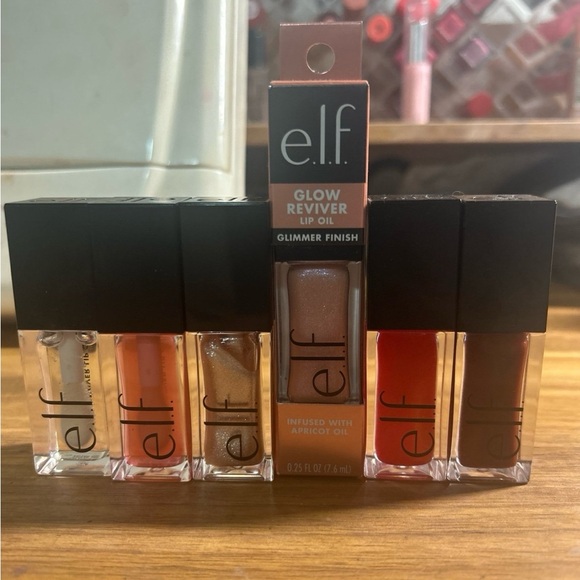 ELF | Makeup | New Elf Glow Reviver Lip Oil Bundle | Poshmark